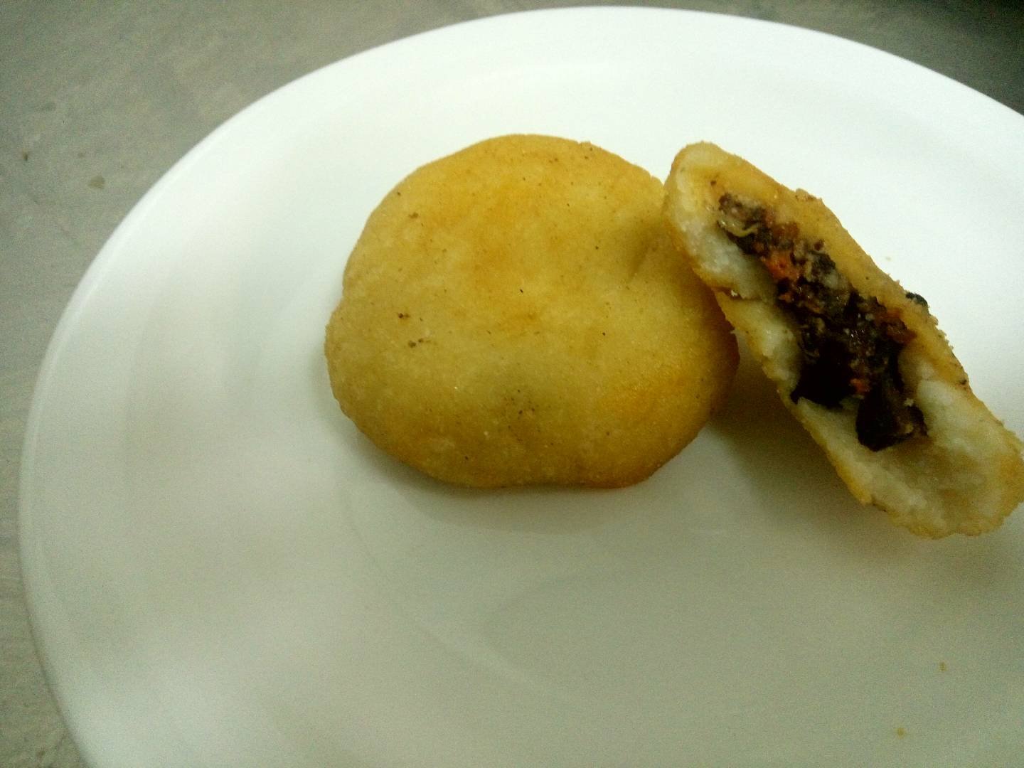 Arepas de pringá - La Choza de migue
